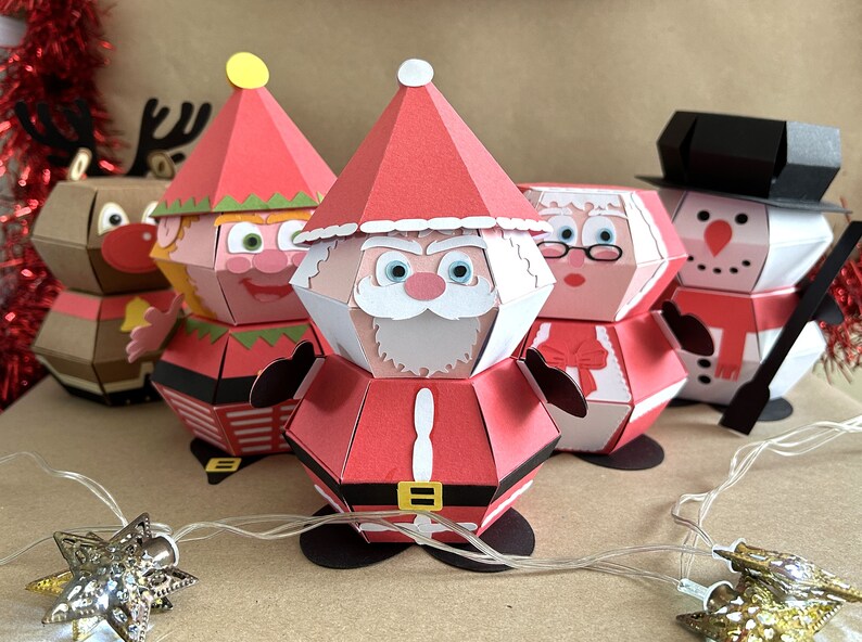 Christmas Character Bundle, Excellent Value, Pop-up Designs, SVG Files ...