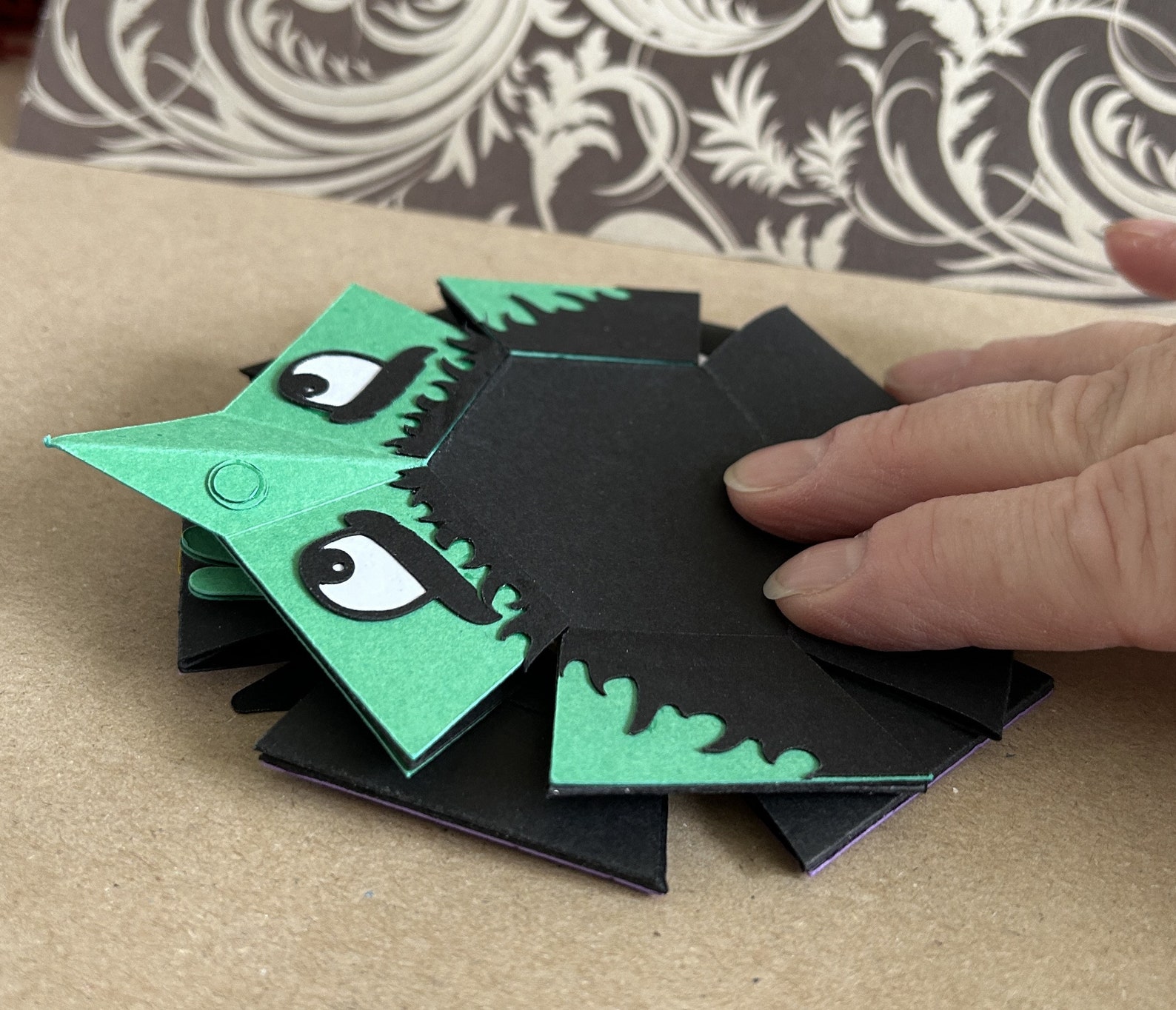 Pop-up Witch, Halloween Card/decoration, Folds Flat, Digital Download ...