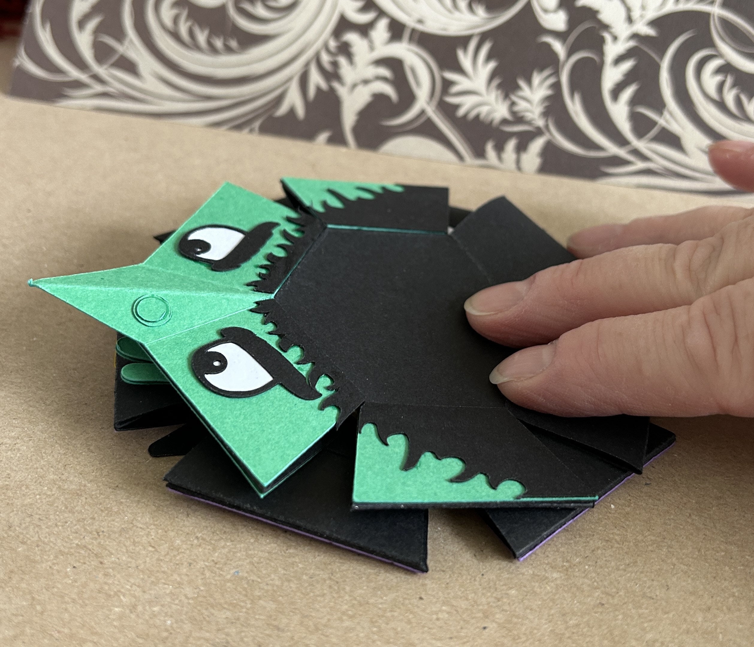 Pop-up Witch, Halloween Card/decoration, Folds Flat, Digital Download ...