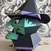 Pop-up Witch, Halloween Card/decoration, Folds Flat, Digital Download ...