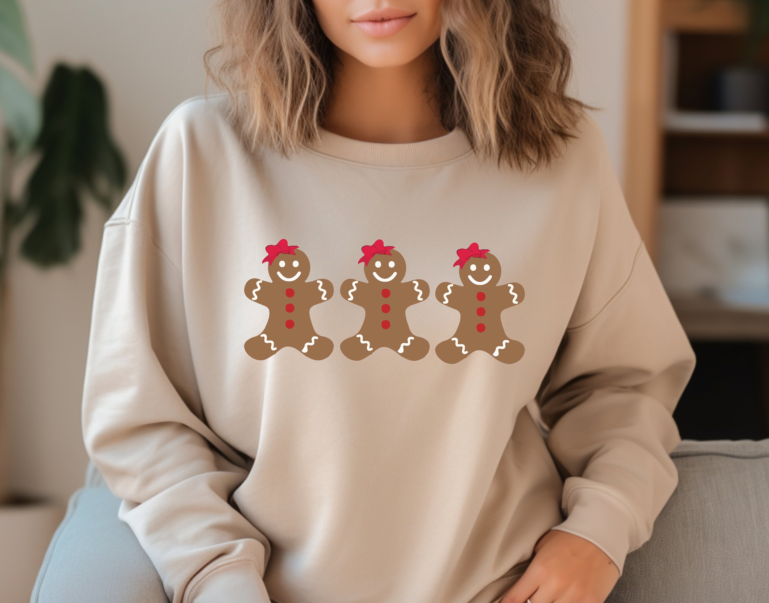 Gingerbread Womenan Gingerbread Man Gingerbread Sweatshirt - Etsy