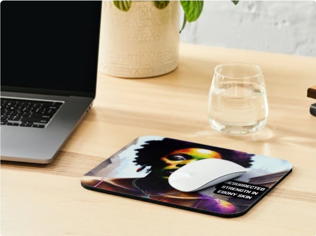 Black Woman Zombie Mouse Pad - Etsy
