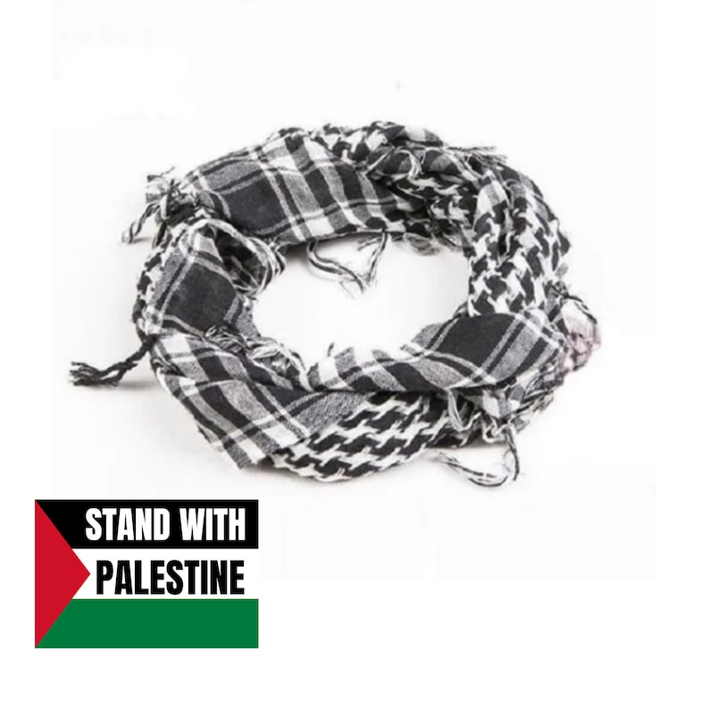 Keffiyeh Bandana Palestine Scarf Hatta Arab Style Headscarf - Etsy