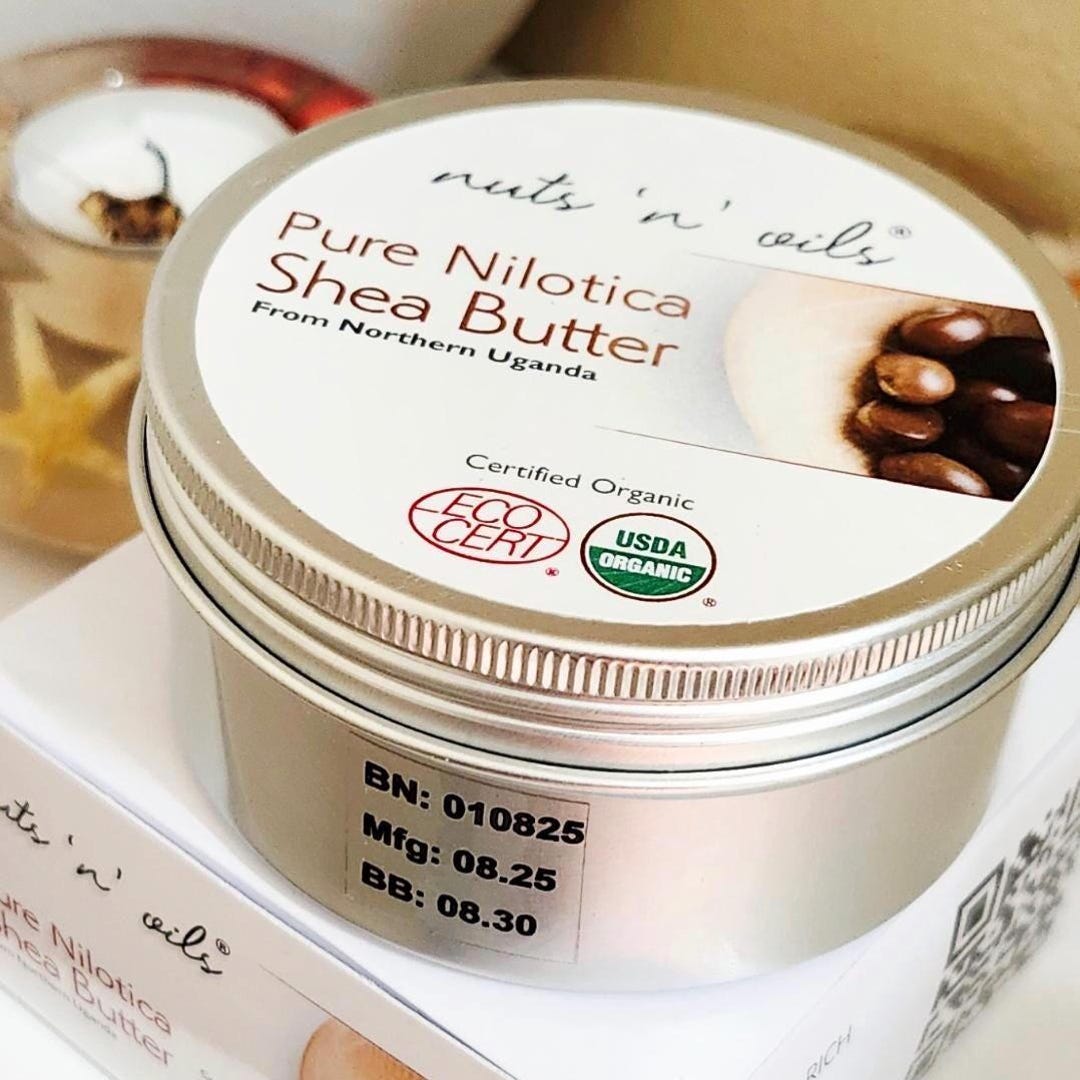 Nilotica Shea Butter - Certified Organic| Moisturizer| Dry Skin| Hair ...