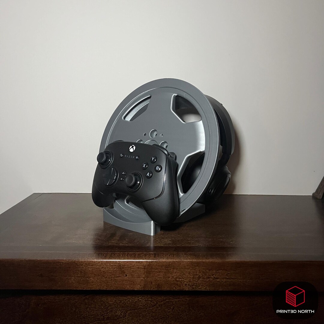 AMG Monoblock Headphone and Controller Stand | Car Rim Gaming Desk ...