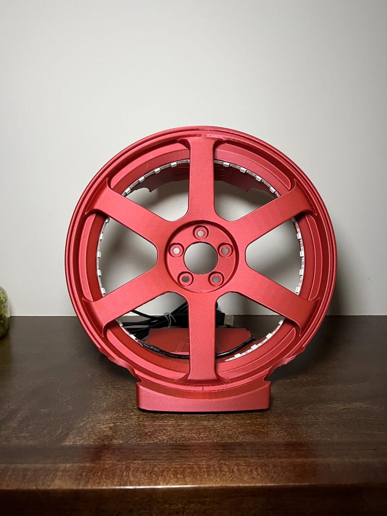 TE37 Rim Headphone & Controller Stand: Car Enthusiast Gaming Desk ...