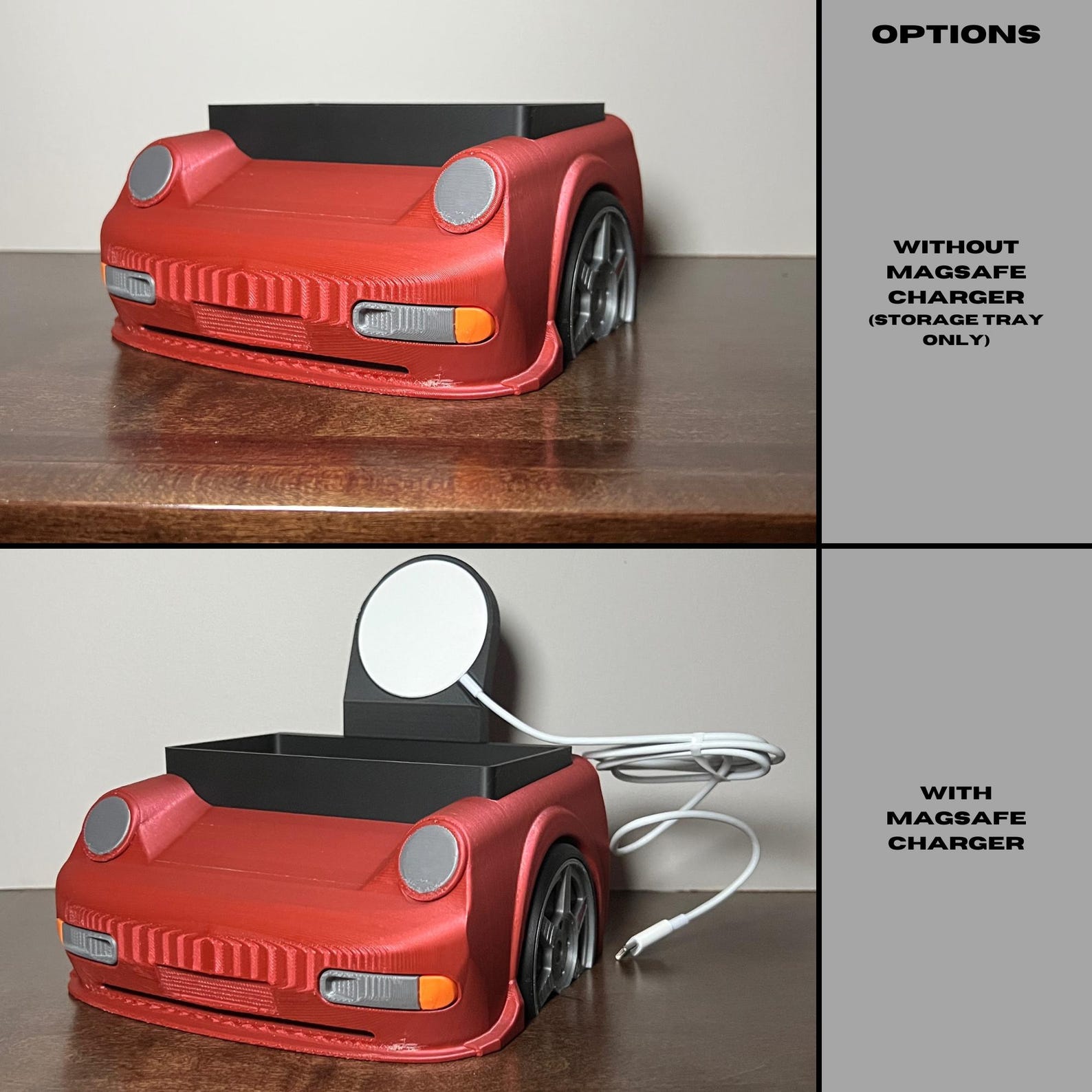 Porsche 911 Desk Organizer: Magsafe Wireless Charger, Car Decor - Etsy