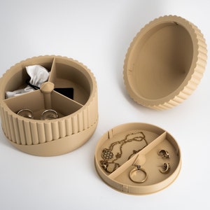 Aurelia Secret Compartment Jewelry Organizer Box, Jewelry Stash Box ...