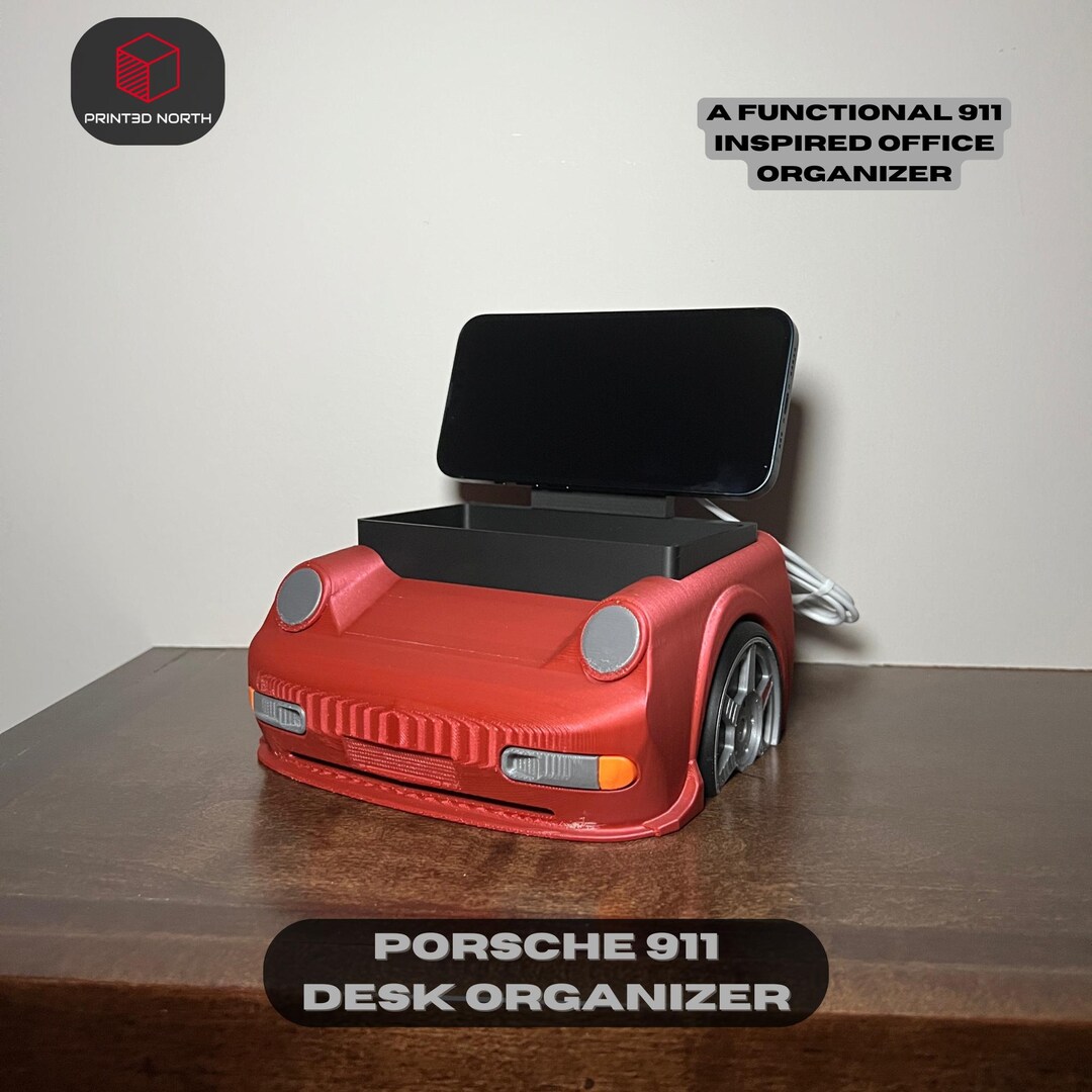 Porsche 911 Desk Organizer, Vehicle Office Organizer, 911 Phone ...