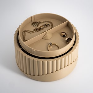 Aurelia Secret Compartment Jewelry Organizer Box, Jewelry Stash Box ...