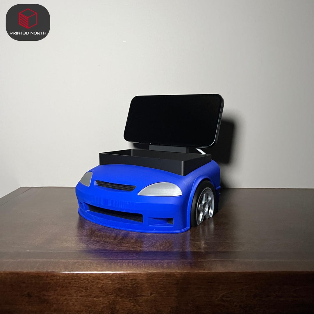 Honda Civic Desk Organizer With Wireless Charger - Car-themed Office ...