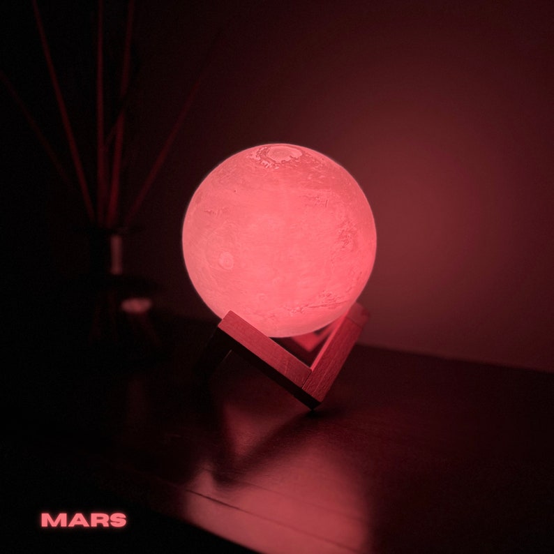 Space Lamps, Planet and Moon Lamp, Space Inspired Decor, Multicolor ...