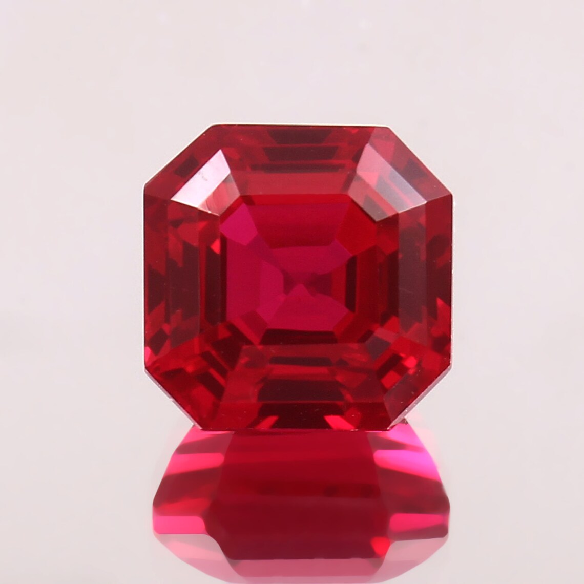 AAA Mozambique Ruby Gemstone: Ascher Cut Loose Stone, 8.60 Carat - Etsy