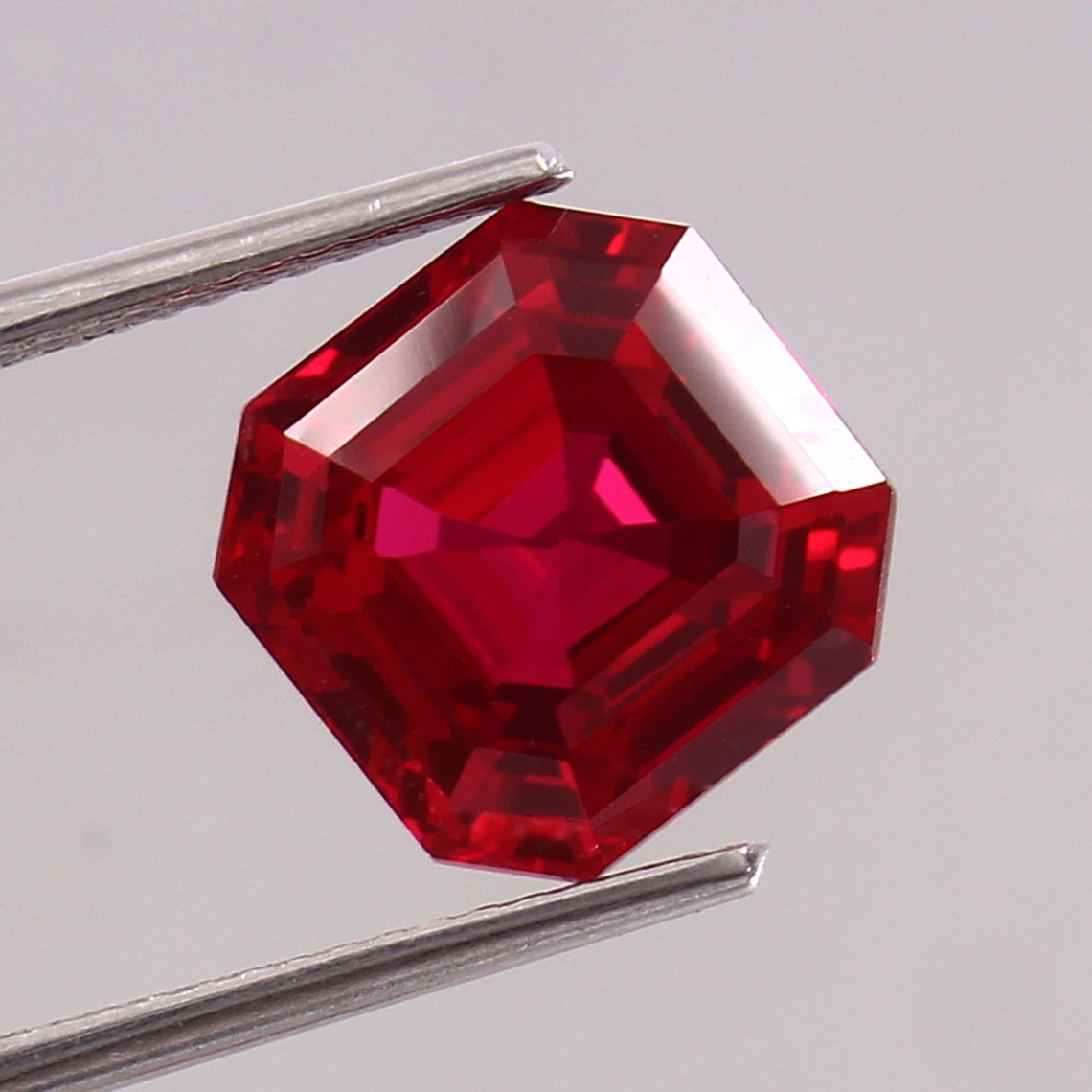 AAA Mozambique Ruby Gemstone: Ascher Cut Loose Stone, 8.60 Carat - Etsy