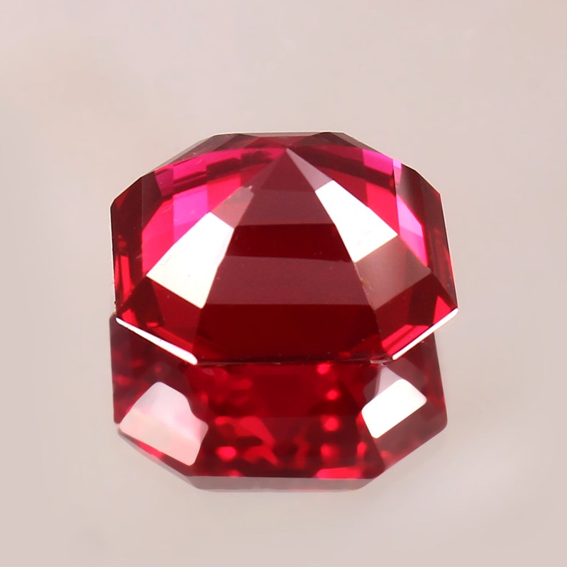 AAA Mozambique Ruby Gemstone: Ascher Cut Loose Stone, 14.90 Carats - Etsy