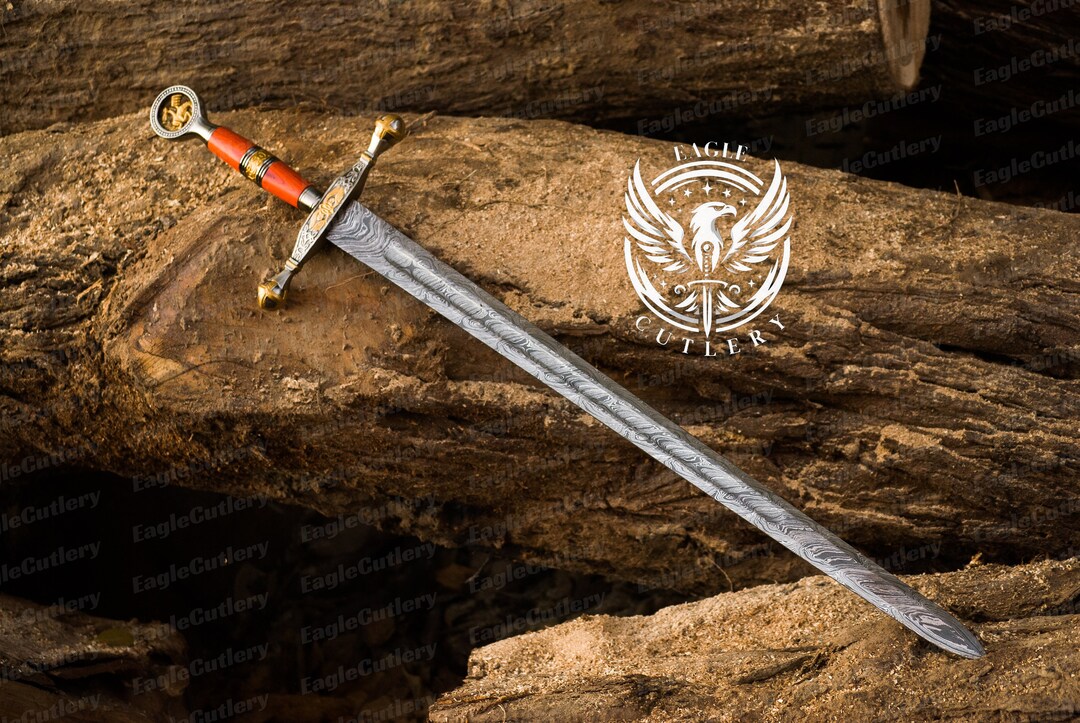 Handmade Saint George Ascalon Swords, Medieval Swords, Handmade Swords ...