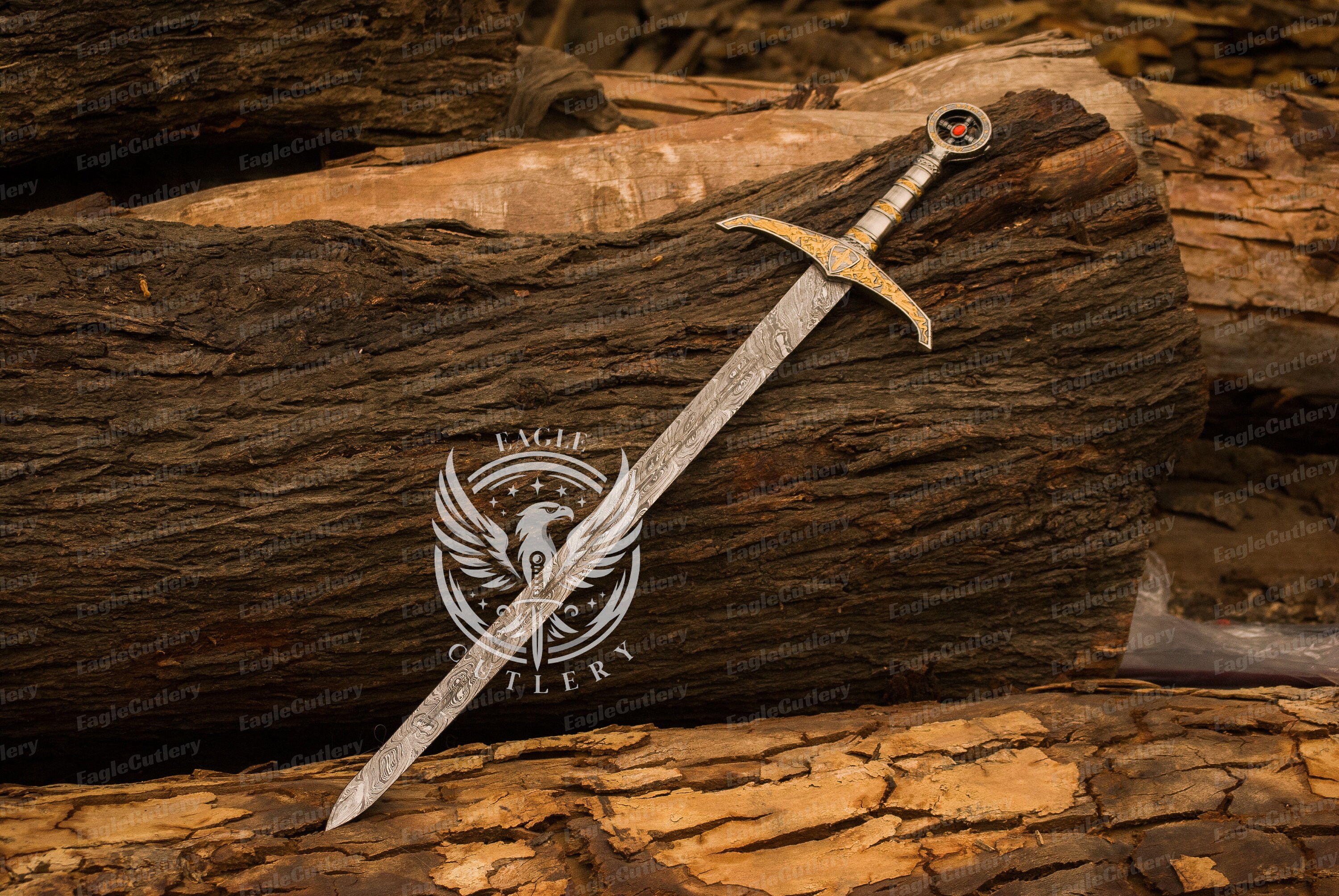 Sword of Robin Hood, Damascus Steel Sword, Handmade Swords, Hand Forged ...