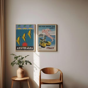 Barrier Reef Art Deco Print, Australia Travel Poster - Etsy