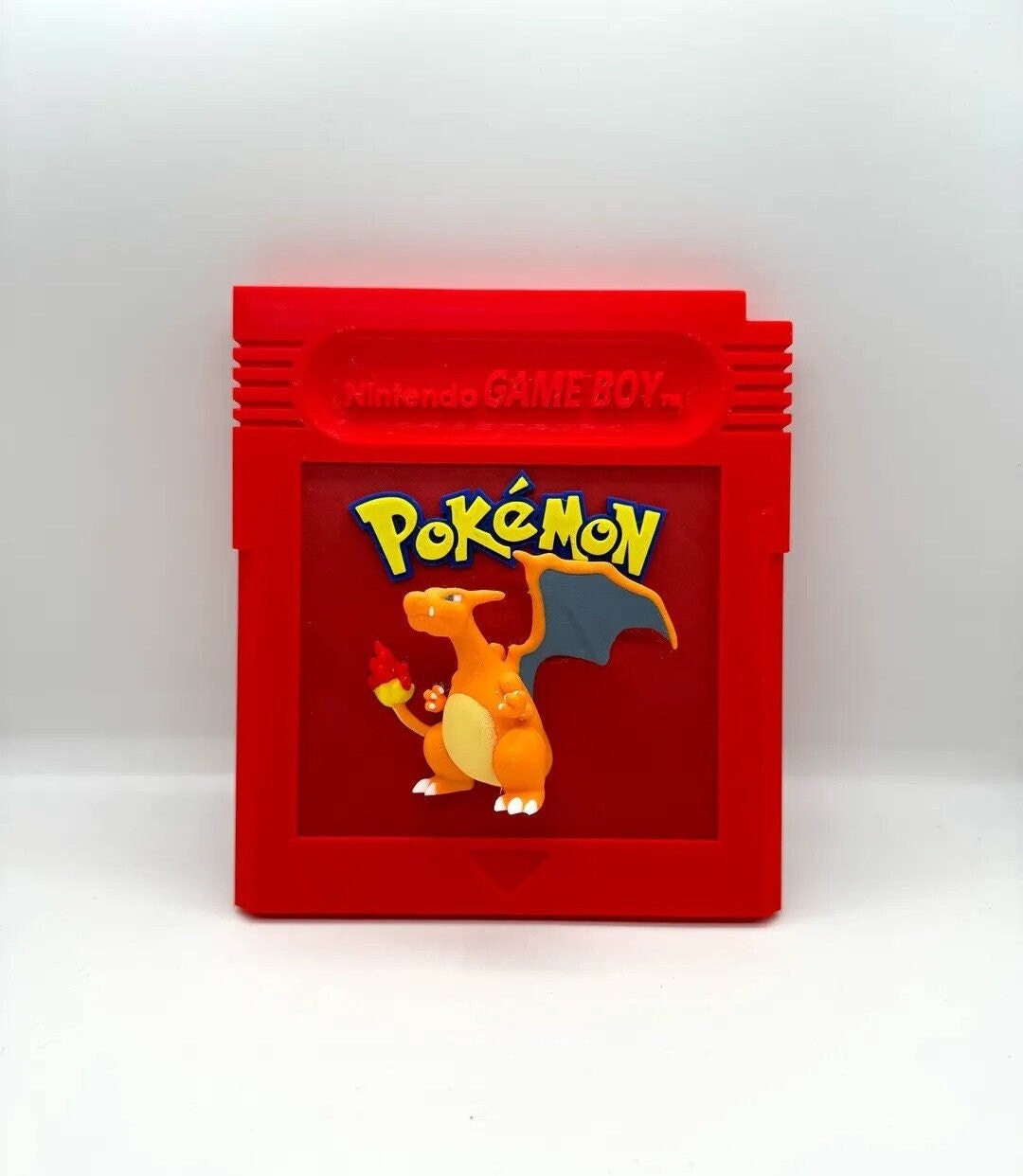 3D Charizard Pokemon Red Gameboy Colour Cartridge Bedroom Living Wall ...