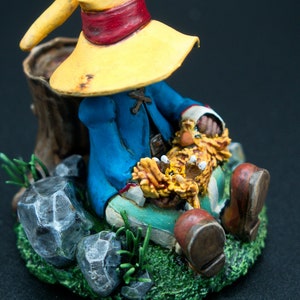 Vivi Ornitier Holding a Chocobo Final Fantasy 9 IX Diorama 3D Printed ...