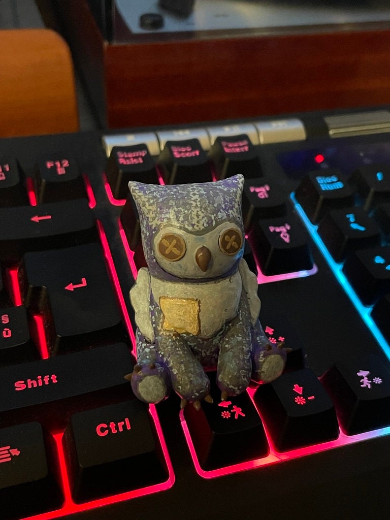 Baldur's Gate 3 Stuffed Owlbear Toy 3D Printed Statue - Etsy Australia