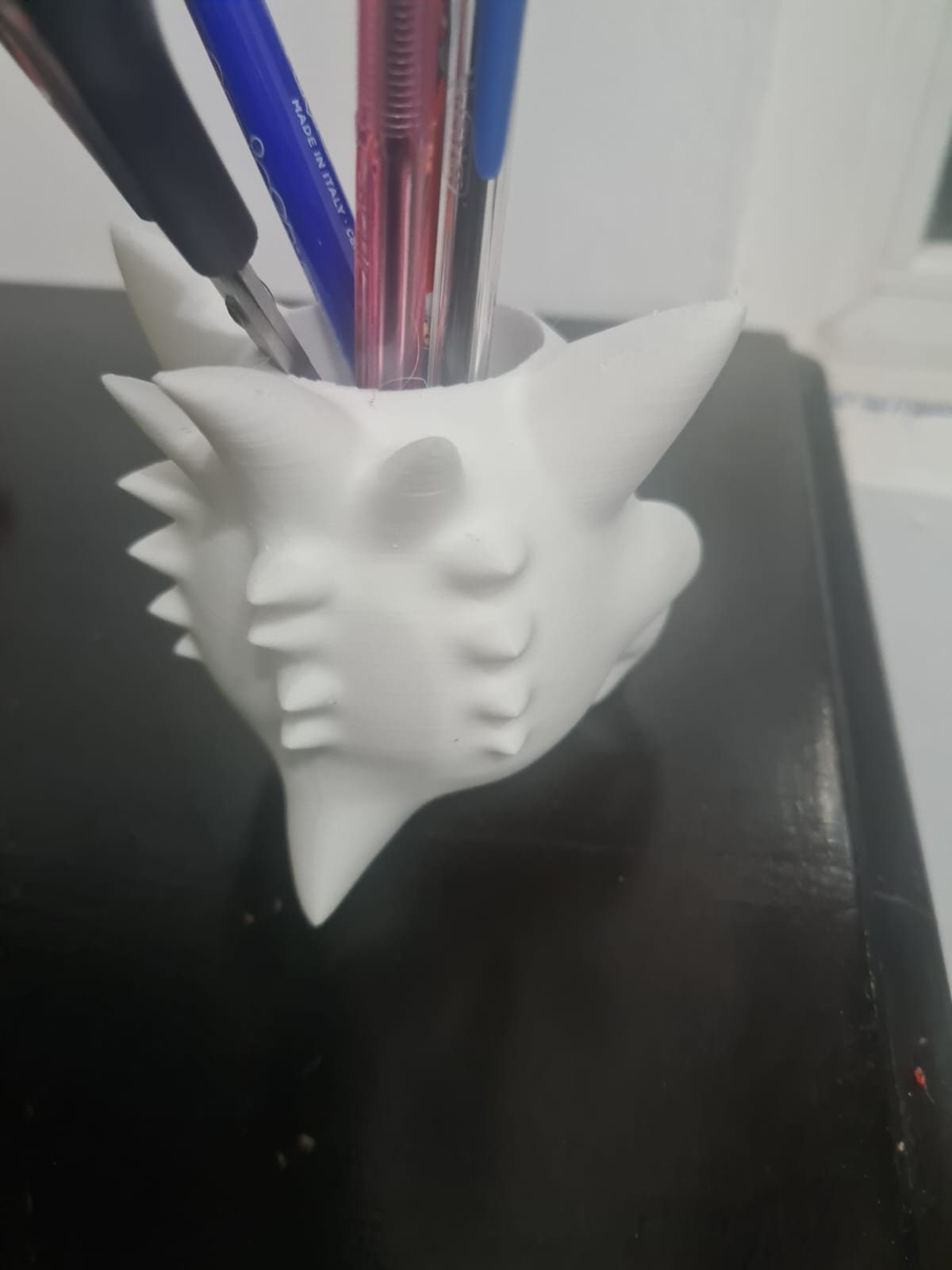 Pokemon Gengar Plant Flower Succulent Pot Desk Tidy Pen Holder White ...