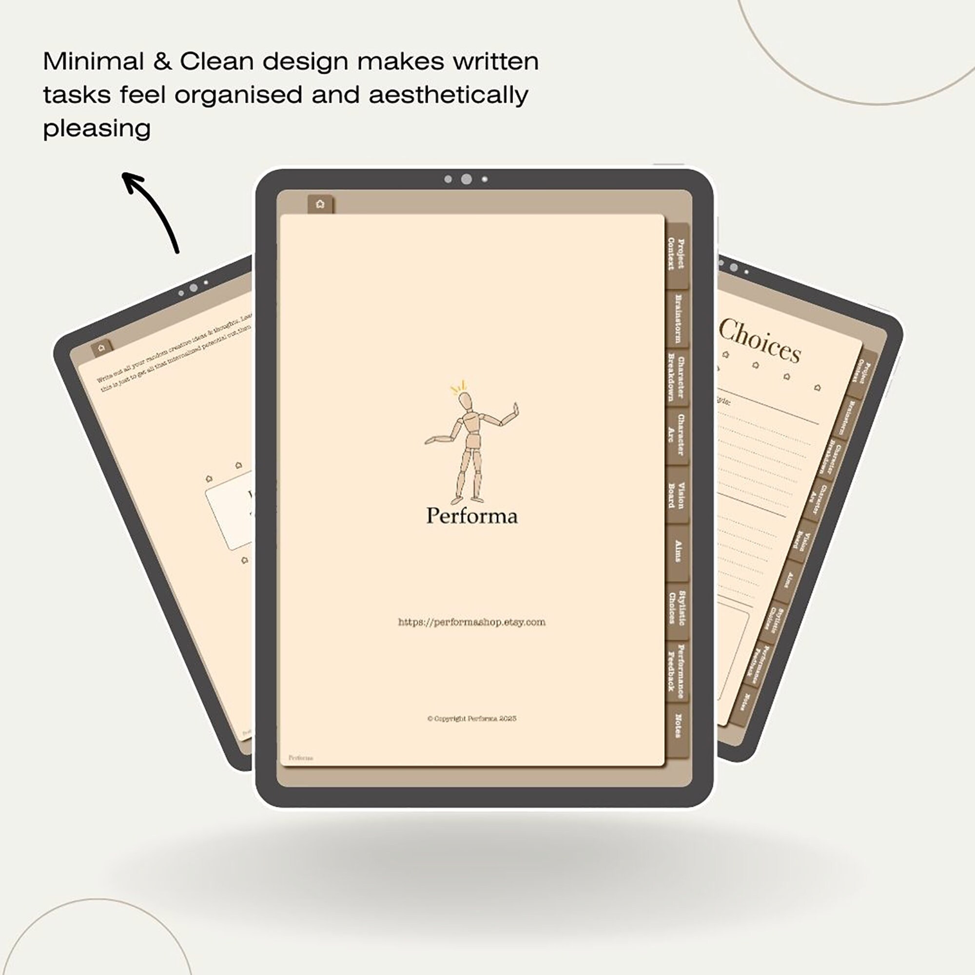 Printable Digital Actor Project Planner Workbook Gifts for Actors Study ...