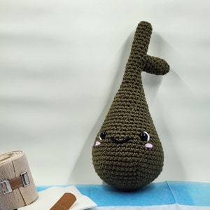 Amigurumi Crochet Gallbladder, Amigurumi Crochet Organ, Gift for Nurse ...