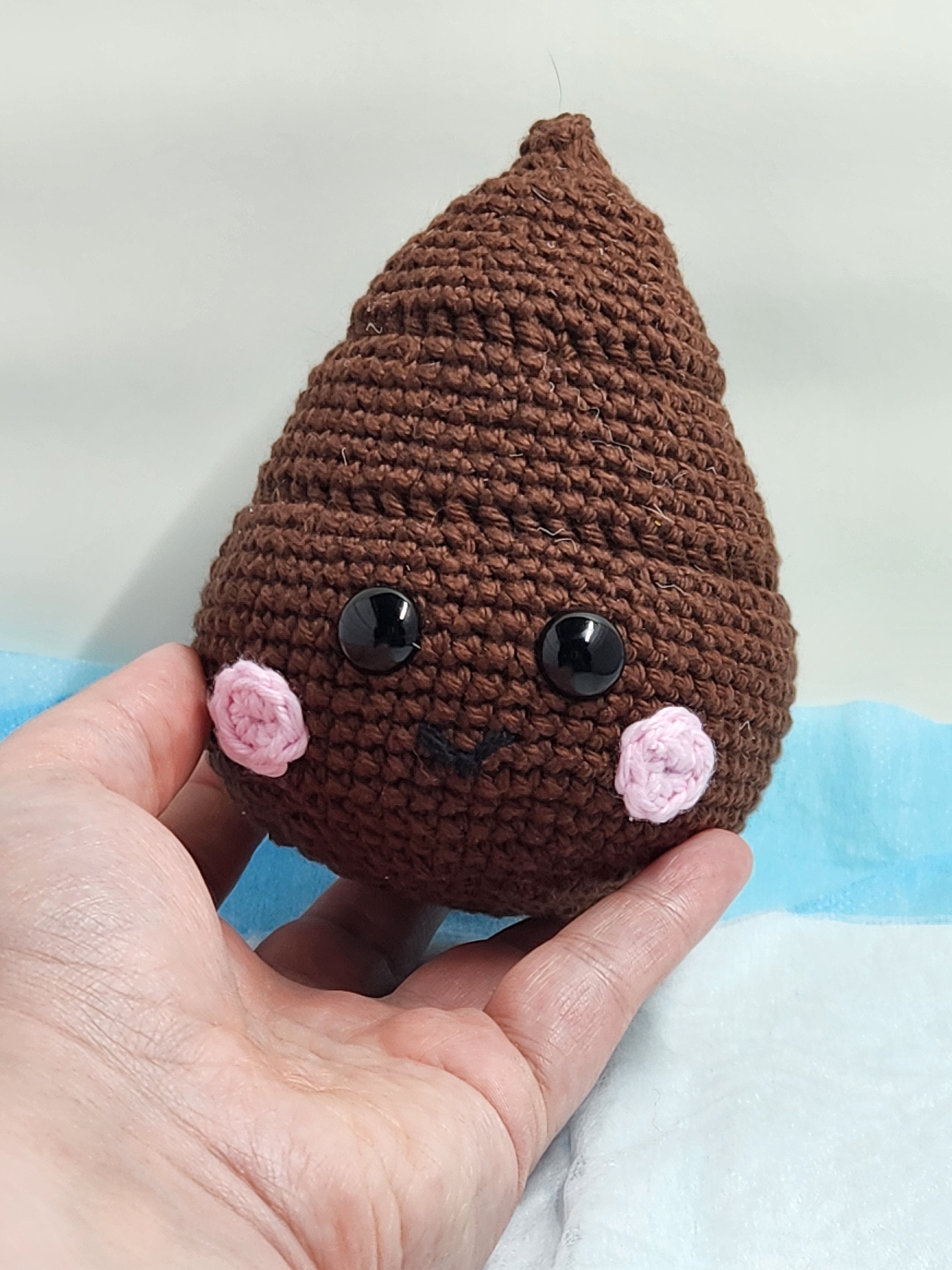Amigurumi Crochet Poop, Plushie Poop, Desk Buddy, Gift for Doctor, Gift ...