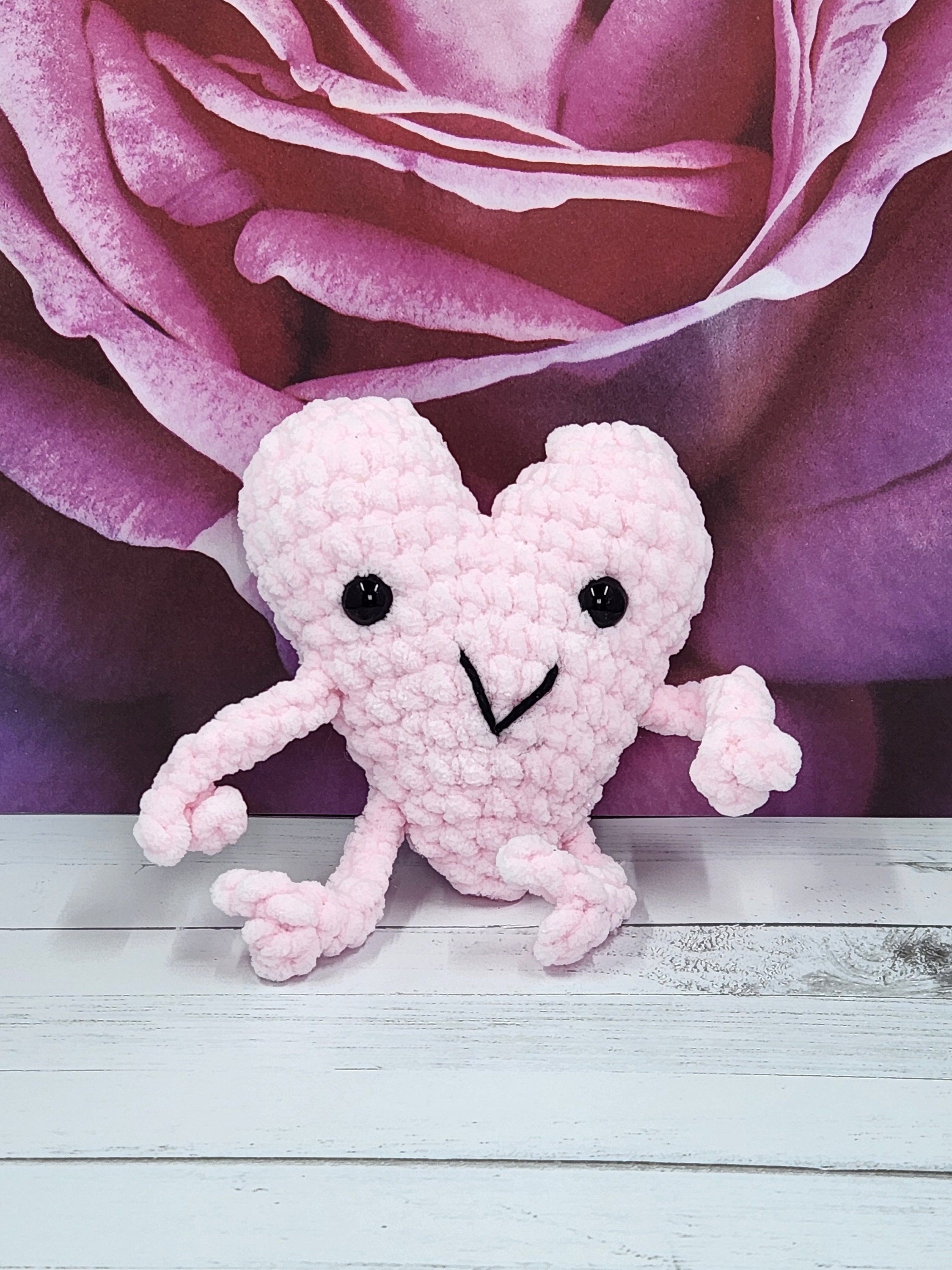 Amigurumi Crochet Leggy Heart, Heart Buddy, Valentine's Day Gift, Gift ...