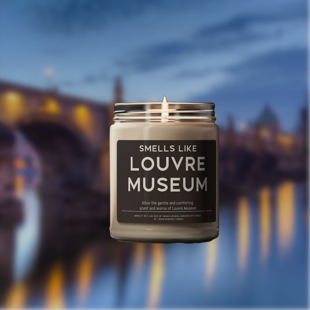 Louvre Museum Candle Paris France Gift Funny Smells Like - Etsy
