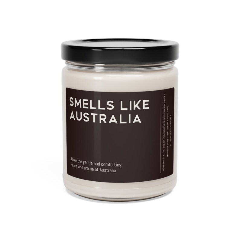 Smells Like Australia Candle Gift Funny Smells Like Australia Scented ...
