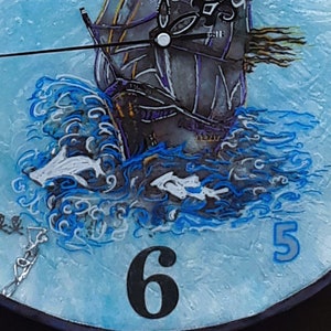 Pirate Time on the Sea Clock - Etsy