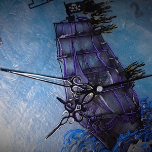 Pirate Time on the Sea Clock - Etsy