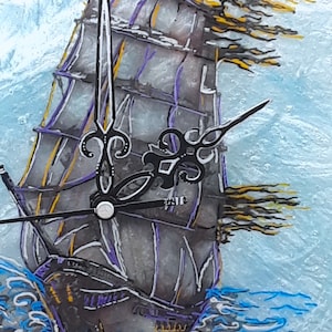 Pirate Time on the Sea Clock - Etsy