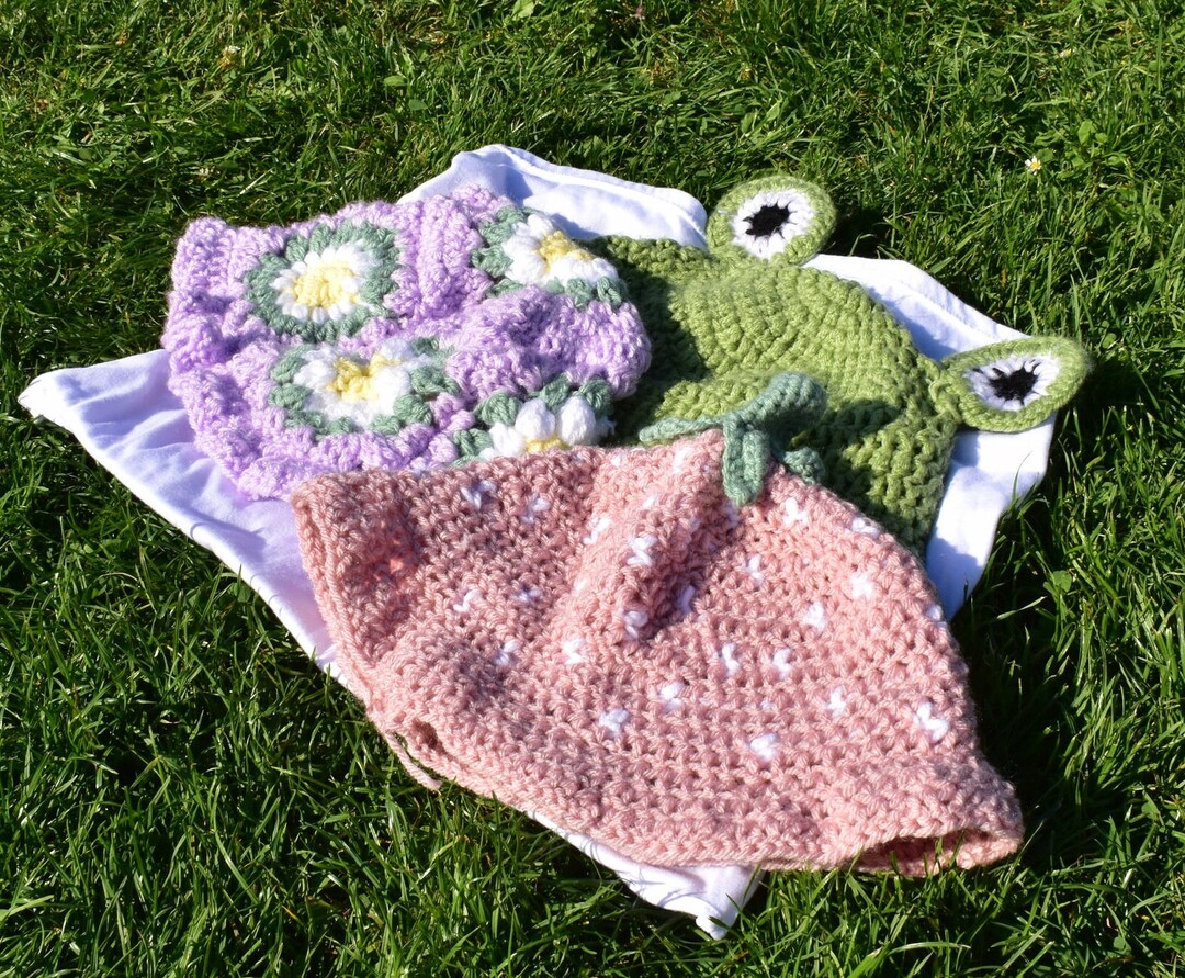 Frog, Strawberry, Flower Hats - Etsy