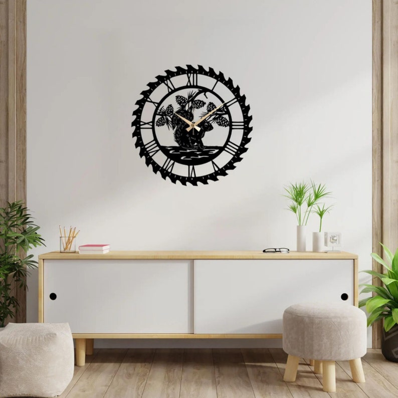 Squirrel Wall Clock, Metal Squirrel Wall Clock, Squirrel Wall Clock ...
