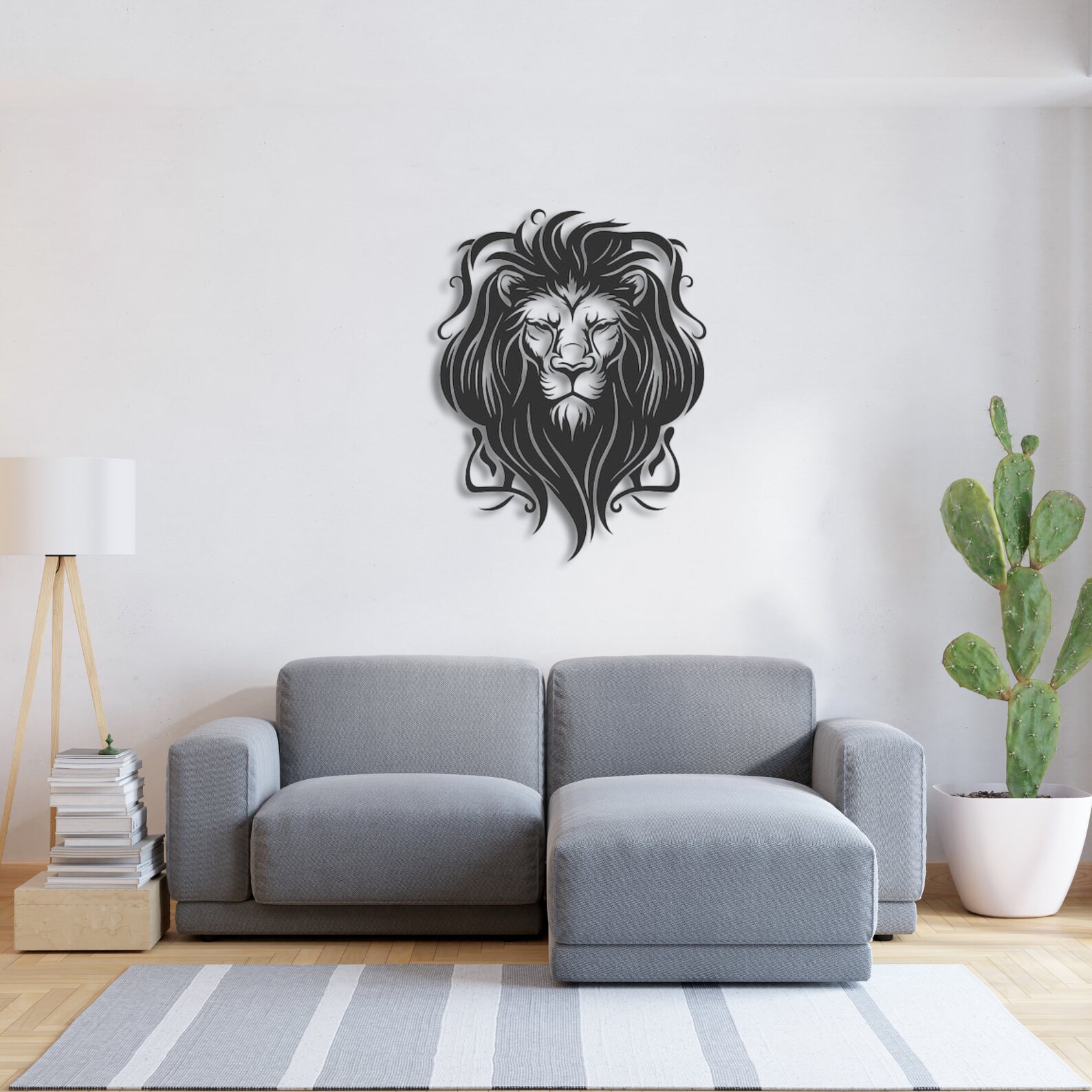 Lion Head Metal Wall Art, Metal Wall Decor, Lion Wall Art, Lion Wall ...