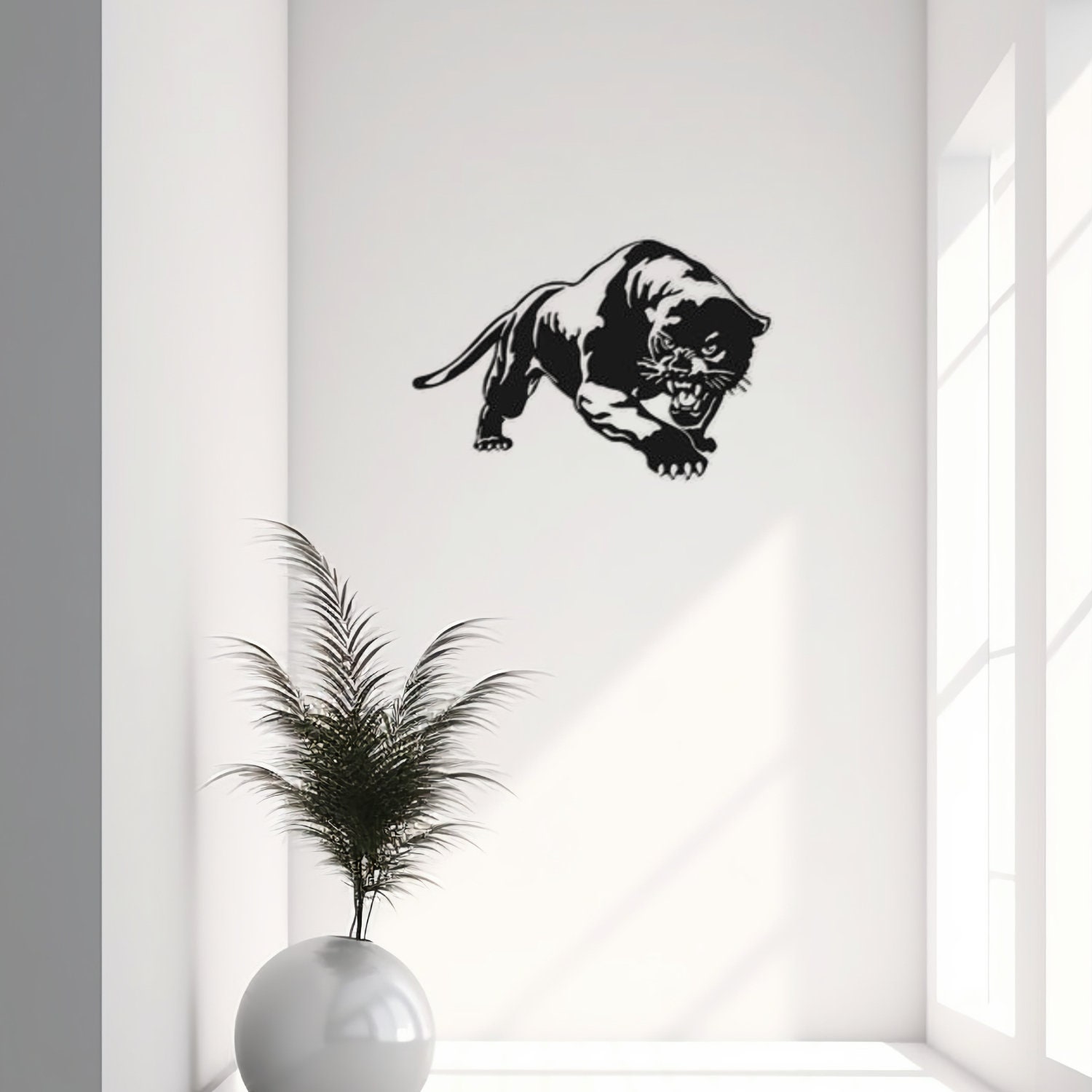 Panther Metal Wall Art, Metal Panther Wall Decor, Panther Wall Art ...
