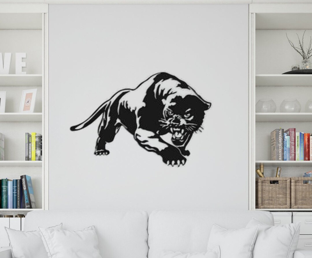Panther Metal Wall Art, Metal Panther Wall Decor, Panther Wall Art ...