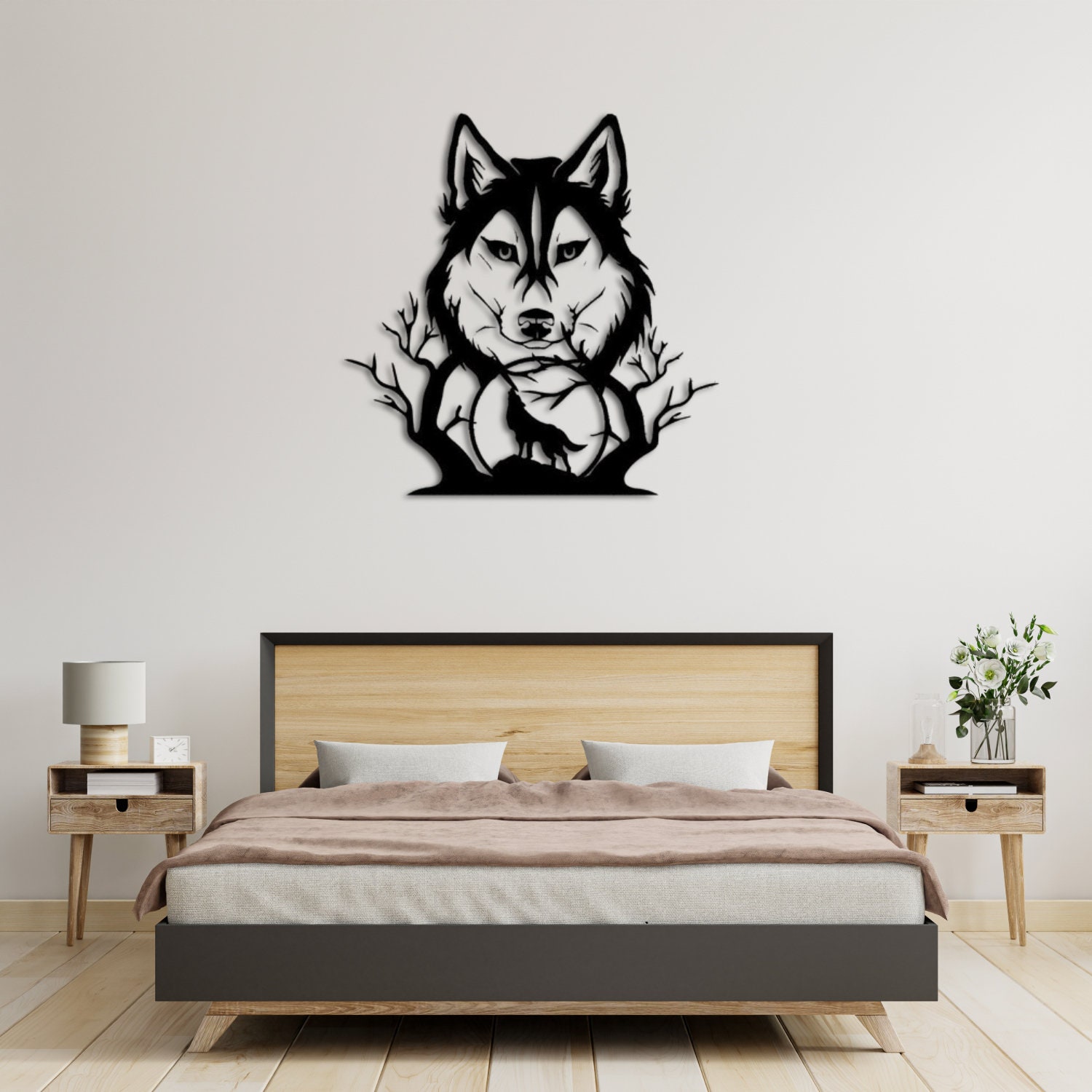 Wolf Metal Wall Decor, Metal Wolf Wall Decor, Wolf Wall Art, Wolf Wall ...