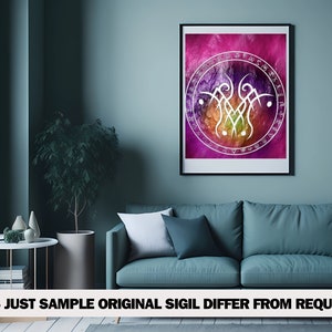 Sigil for Money From Good Source | Money Flow Sigil | Open the Channels ...