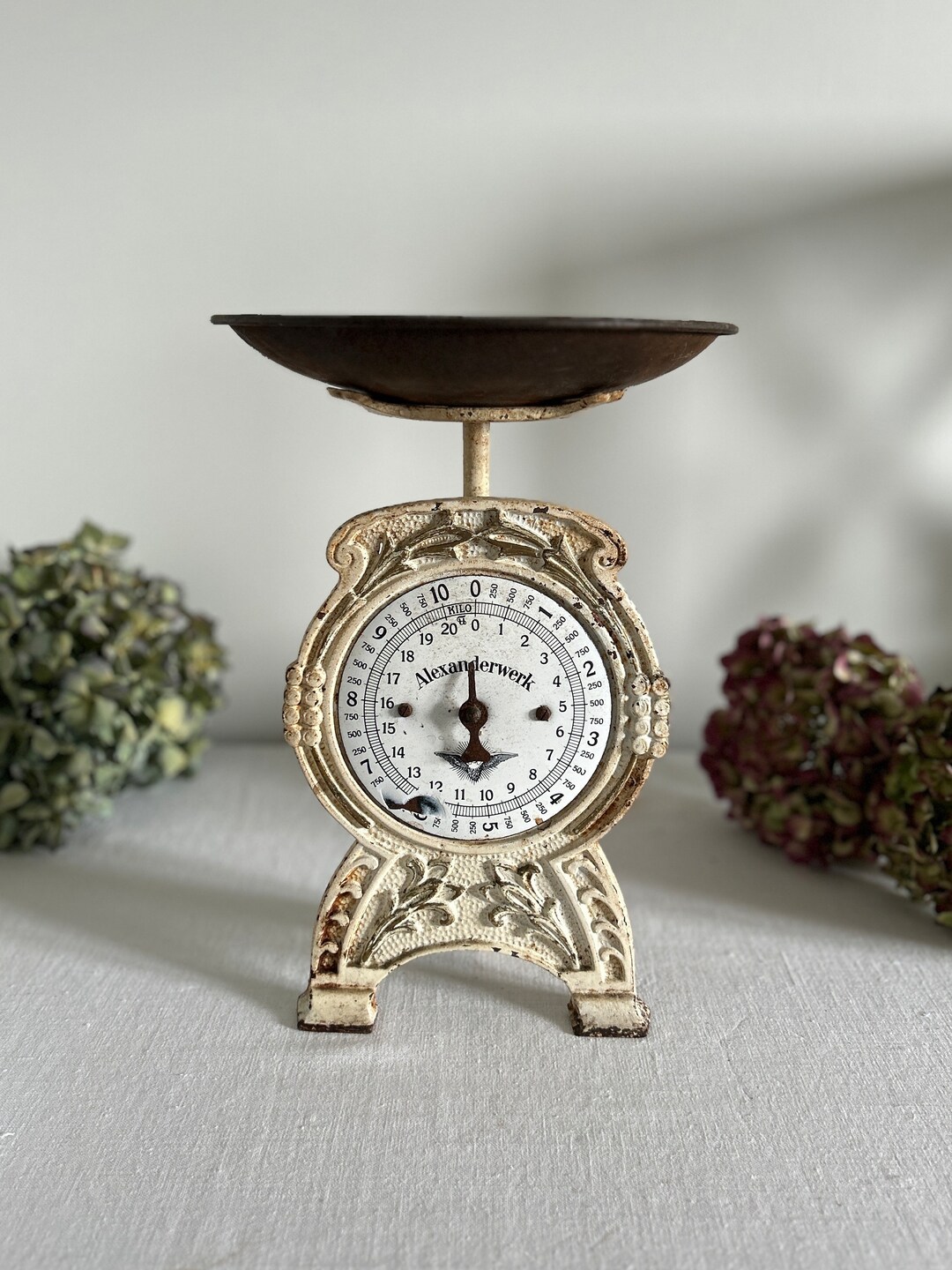 Antique German Alexanderwerk Kitchen Scale Off-white - Etsy