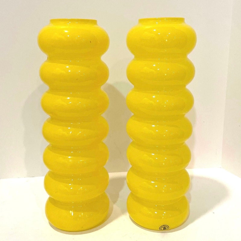 Yellow Vases - Etsy