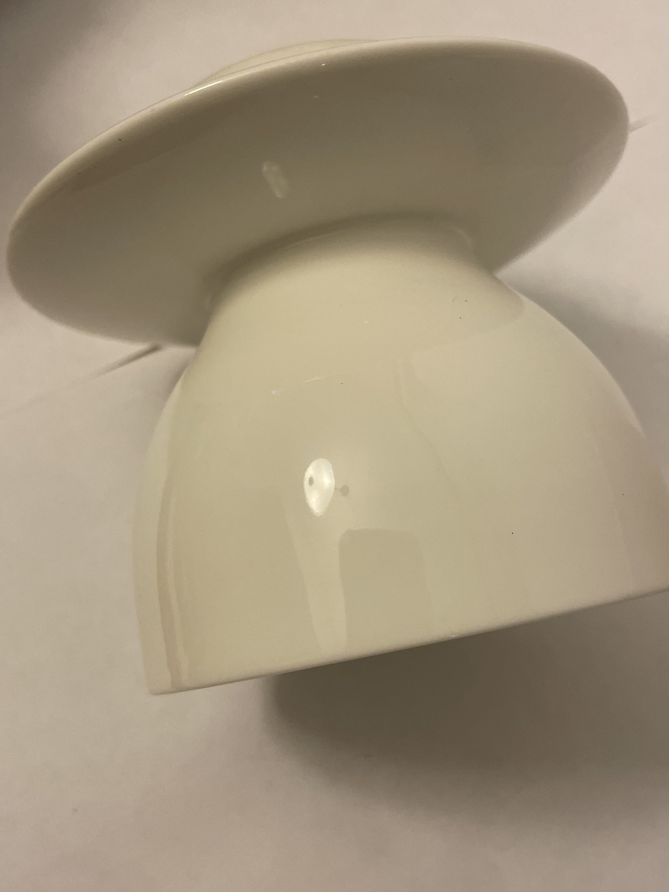 Vintage Porcelain White Butter Bell - Etsy