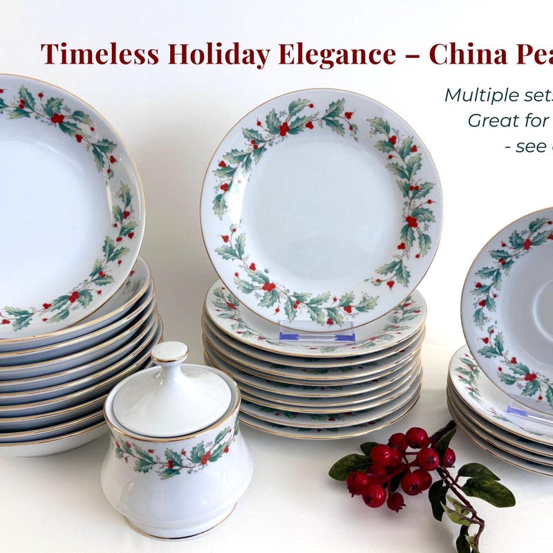 Christmas Dinnerware - Etsy