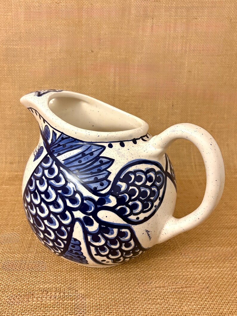 Kissing Fish Ceramic Pitcher – Come Dream With Me Collection by Diane ...