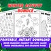Kids Winter Activity Pages Bundle, Winter Fun Worksheets for Students ...