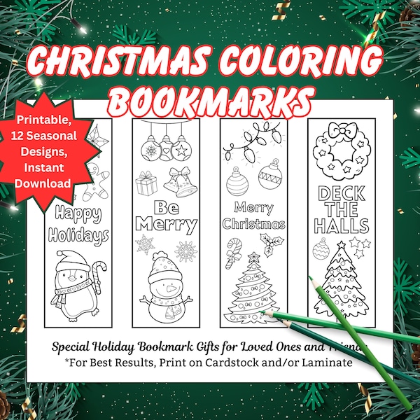 Coloring Bookmarks - Etsy