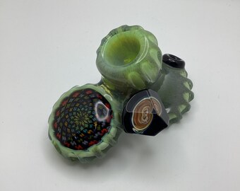 Vintage 90s Bob Snodgrass Studio Glass Pipe - Etsy